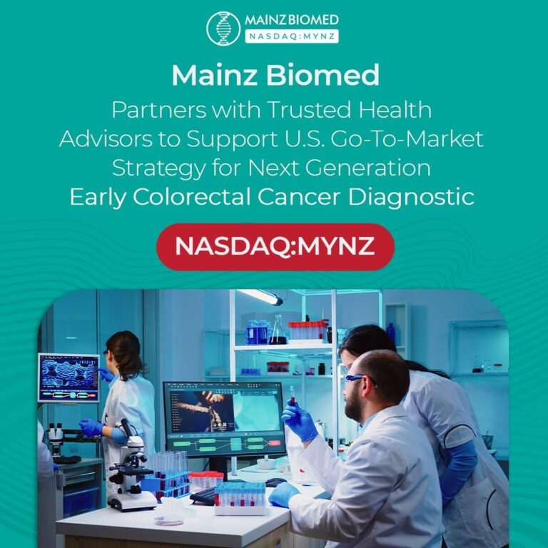 Mainz Biomed Partners with Trusted Health Advisors to Support U.S. Go ...